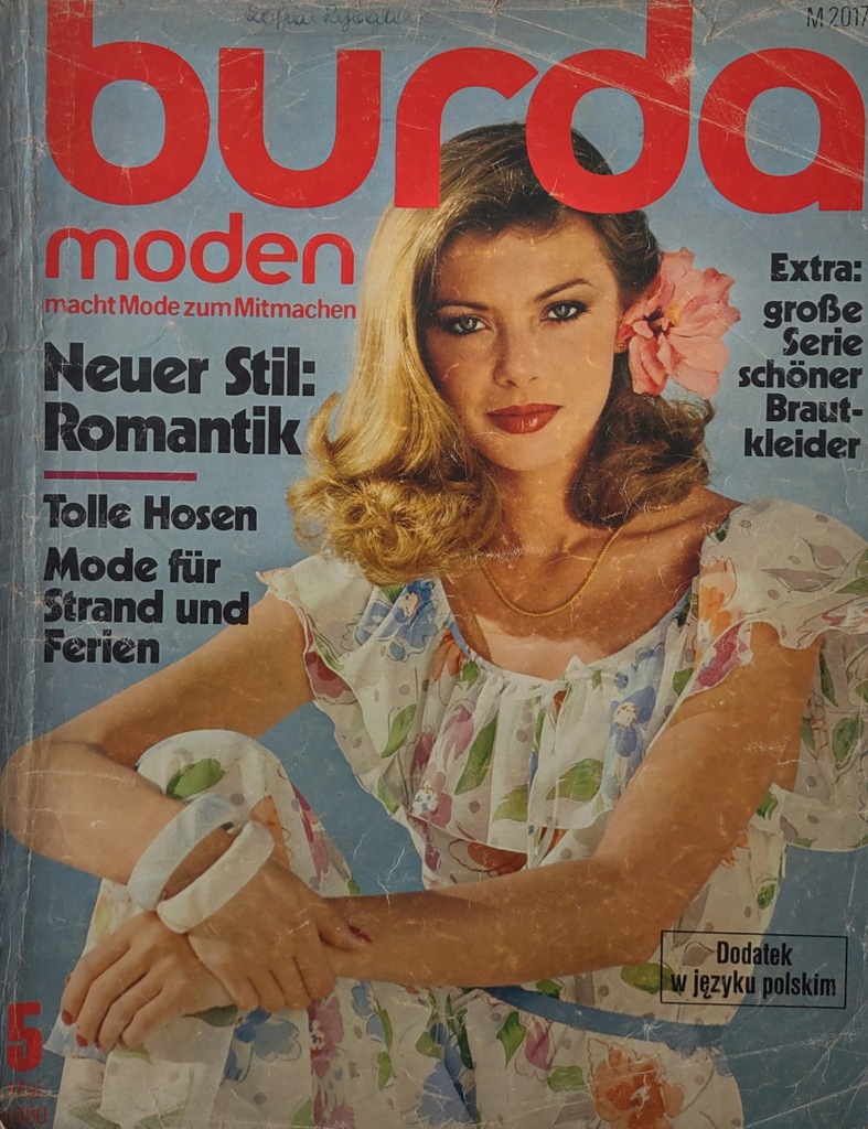Burda Moden 5 1980 po niemiecku - 13845643103 - oficjalne archiwum Allegro