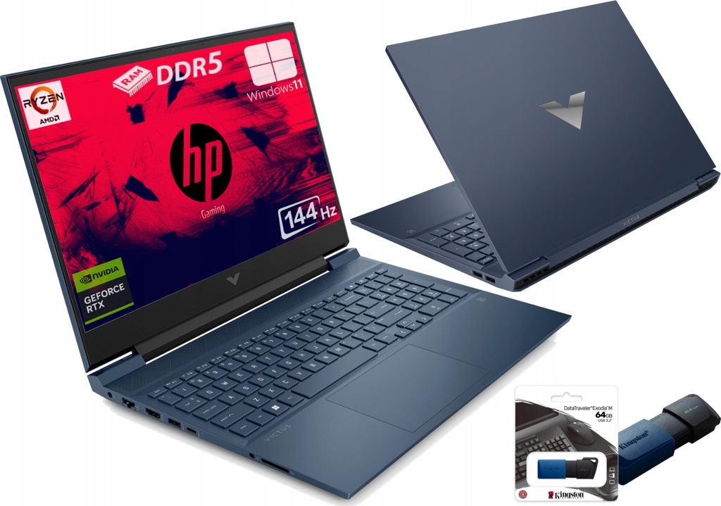 HP VICTUS 16 R5 6600H RTX3050 PCIe2TB 16GB W11 - 13928892781 ...