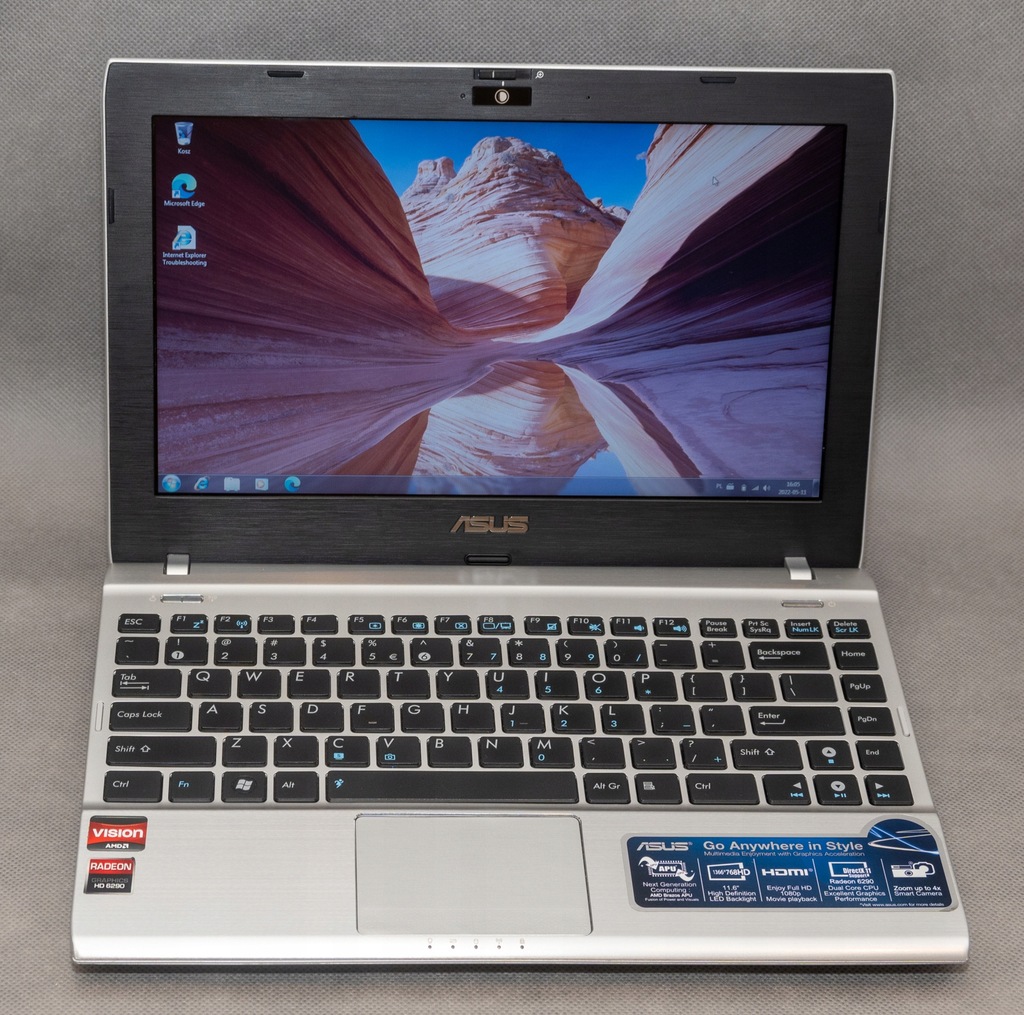 Asus 1225B C-60 11.6'' 2GB 320GB HD6290 CAM W7 - 12154063368 ...