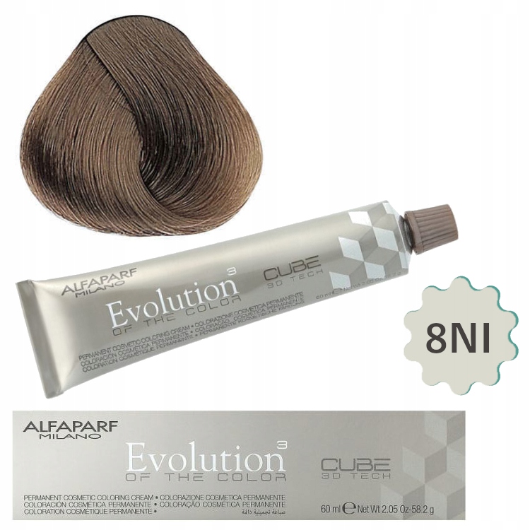 Alfaparf Evolution Farba do włosów 60ml 8NI - 9922408734 - oficjalne ...