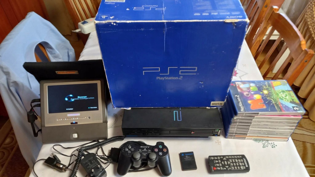 Ps2 SCPH-39004(plomba) Karton, monitor, zestaw - 13525238952 ...