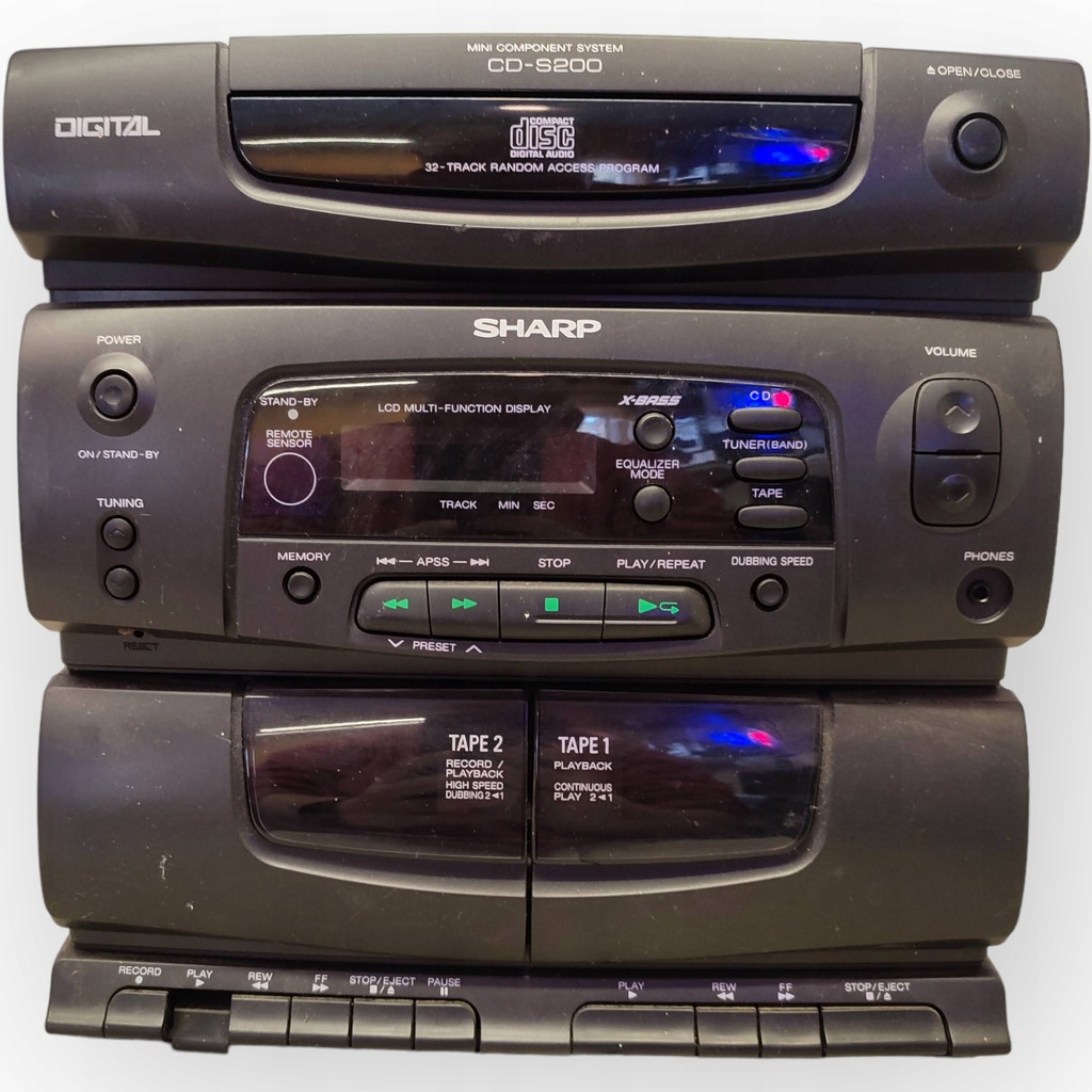 Wieża Sharp CDS 200.Aukcja BCM - 13546469220 - oficjalne archiwum Allegro