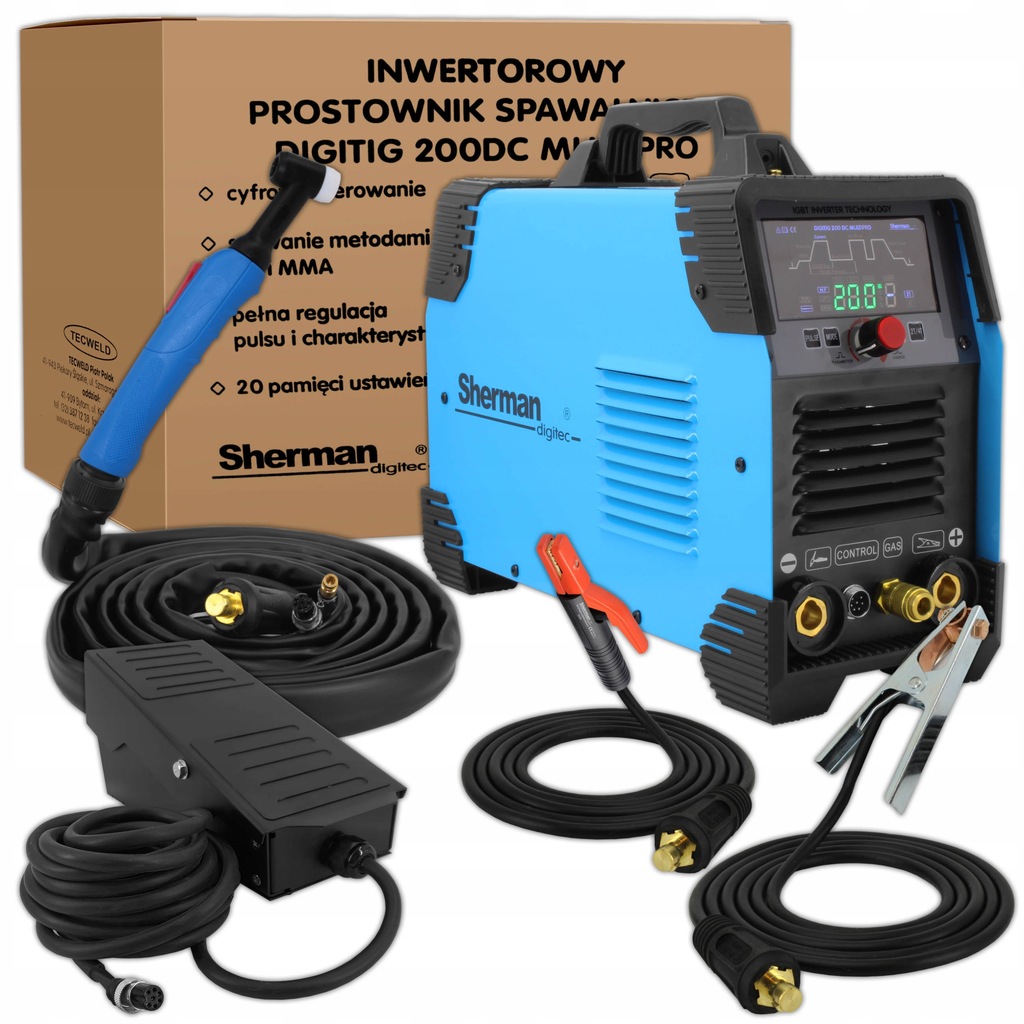 ZESTAW Sherman Spawarka DIGITIG 200DC Multipro - 12065090850 - oficjalne archiwum Allegro