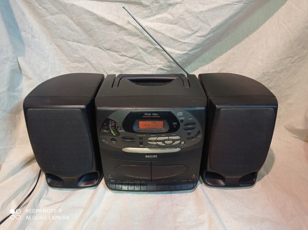 PHILIPS radiomagnetofon AZ2808 - 11743704130 - oficjalne archiwum Allegro