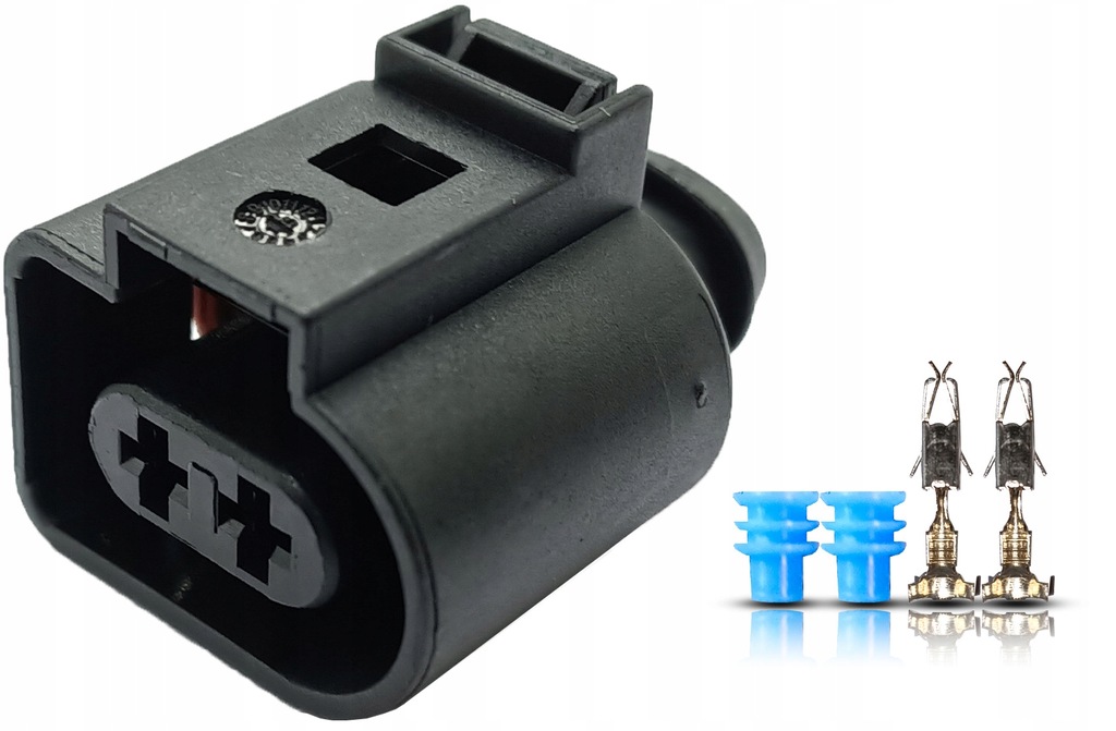 Wtyczka KOSTKA GNIAZDO CZUJNIKA 1j0973722 AUDI VW - 12432556965 ...