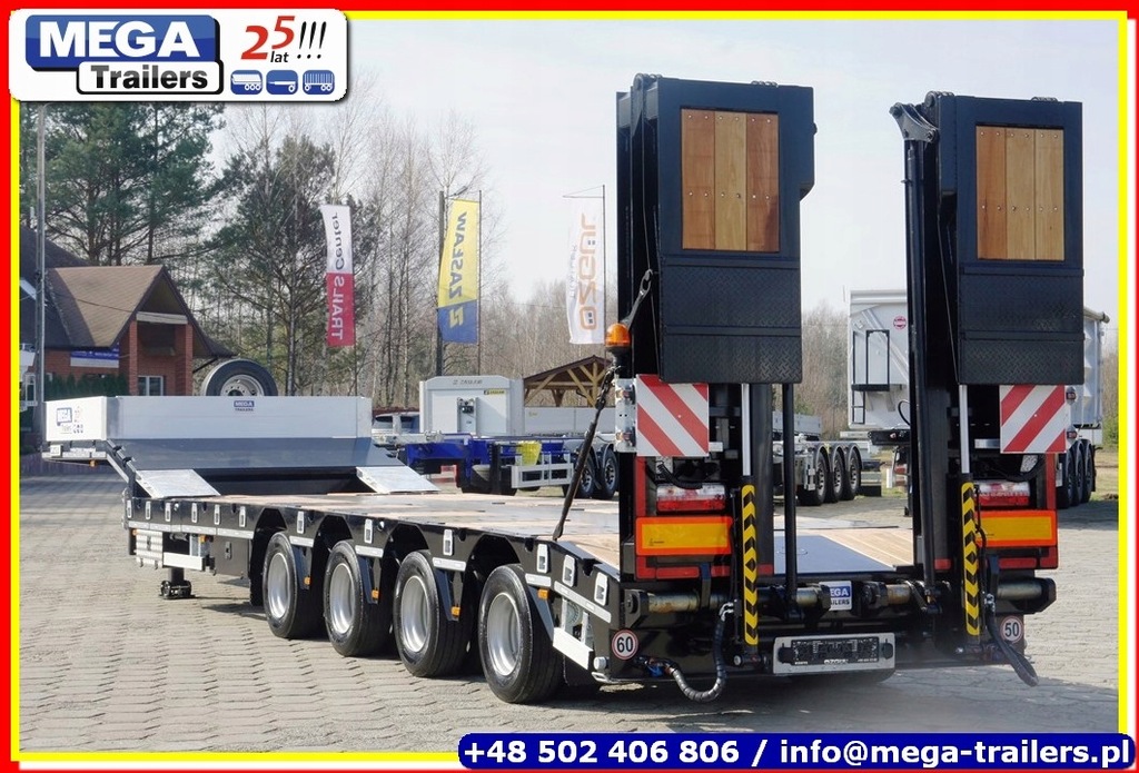 MEGA Trailers niska podłoga dł 18,6m /ŁAD 58T PLAC - 11613715435 - oficjalne archiwum Allegro