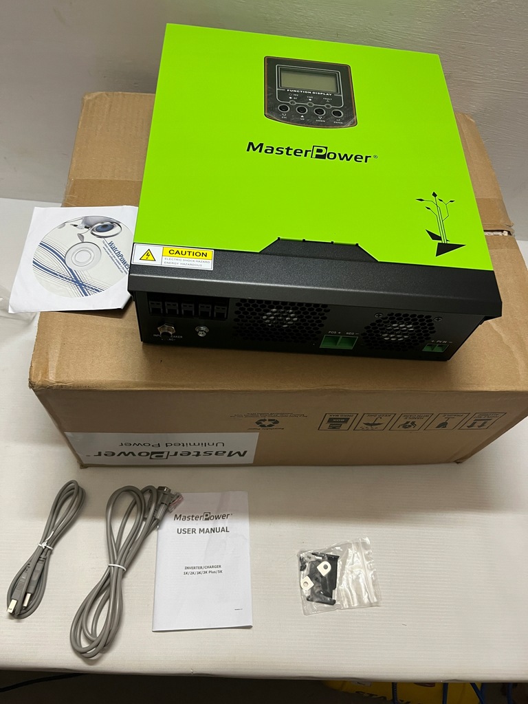 Falownik Przetwornica UM 3000 W 24 V MasterPower - 13712640421 - oficjalne archiwum Allegro