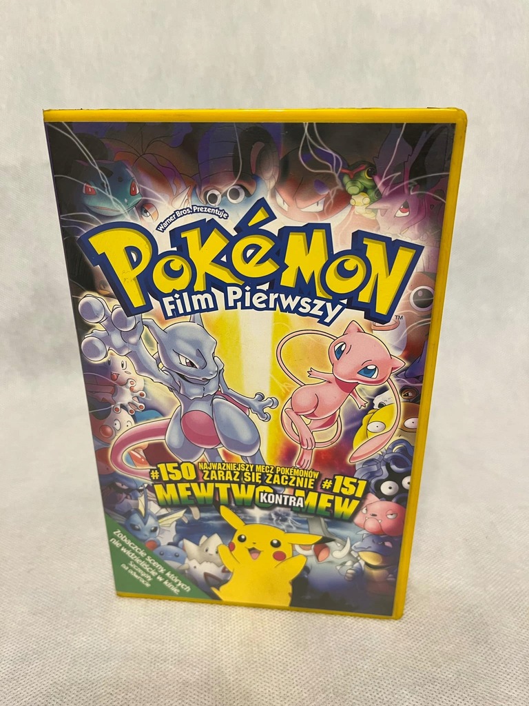 KASETA VHS DK - POKEMON- FILM PIERWSZY VHS - 16680959473 - oficjalne ...