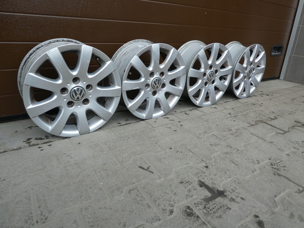 ALUFELGI VW SEAT 15" 5X112 ET50 BORBET 1K0601025A - 13420575802 - oficjalne archiwum Allegro