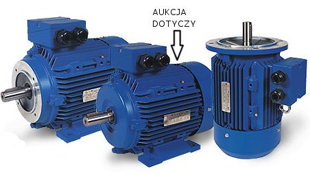 Silnik elektryczny trójfazowy 3,0kW 2840 obr NOWY! - 7707218923 - oficjalne archiwum Allegro