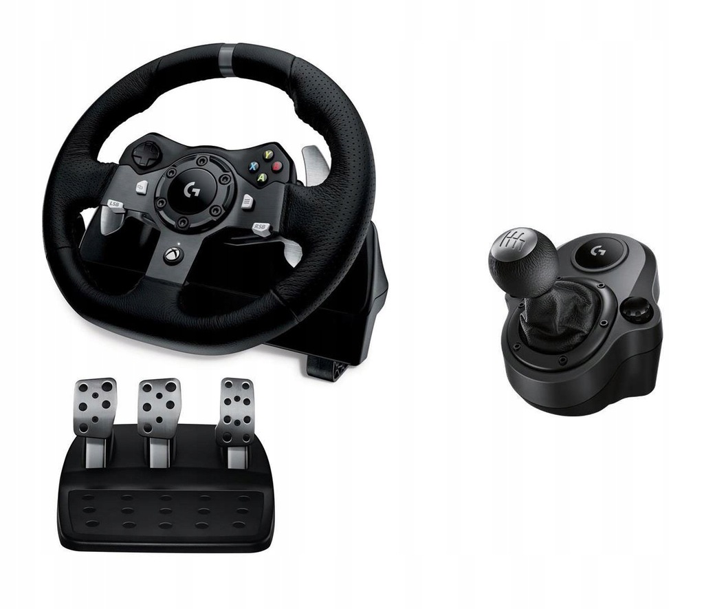 OUTLET Zestaw Logitech G920 +Driving Force Shifter - 13049376848 ...