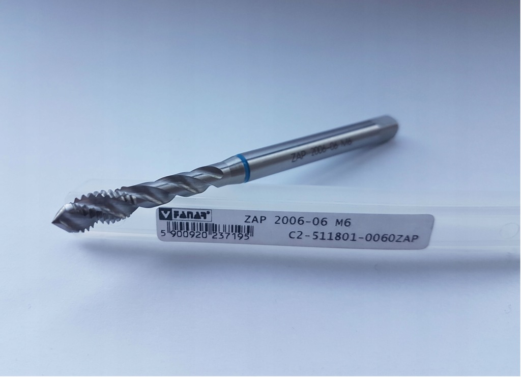 Nowy Gwintownik Fanar M6 6H C-R40 HSSE INOX - 10187698518 - oficjalne archiwum Allegro