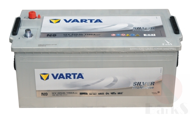 Akumulator VARTA SILVER DYNAMIC N9 225AH 220 1150A - 7827886880 ...