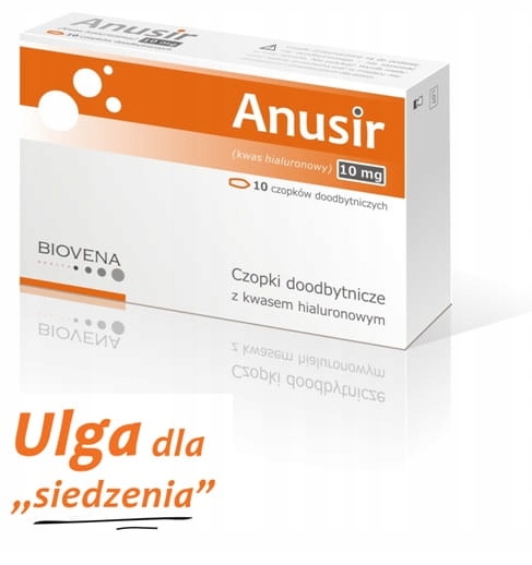 ANUSIR CZOPKI 10 szt. hemoroidy - 9582971243 - oficjalne archiwum Allegro