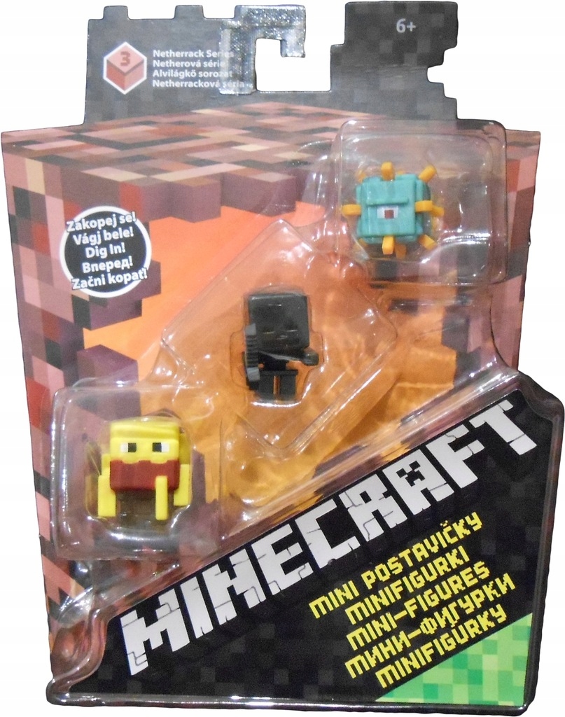 MINECRAFT ZESTAW mini figurki 3-PAK SZKIELET - 12840442865 - oficjalne ...