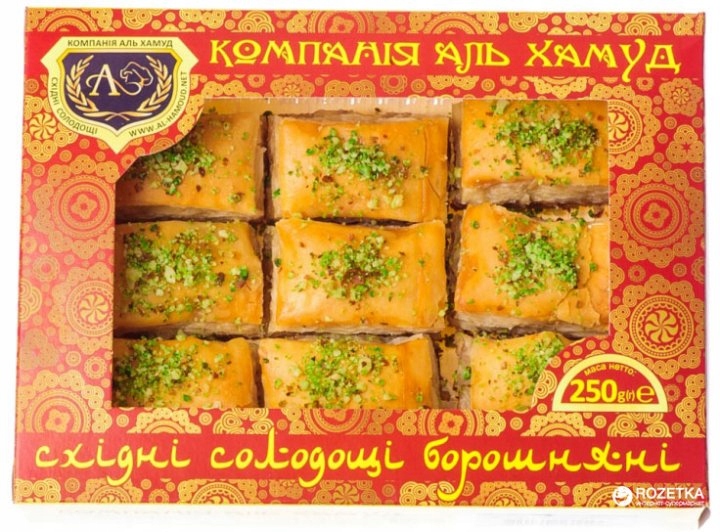 BAKLAWA DELUXE "AL HAMUD" 250G - 12585464404 - oficjalne archiwum Allegro