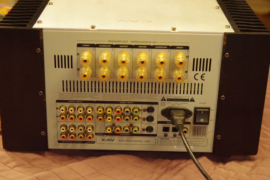 Cav A8M WZMACNIACZ STEREO PROCESSOR HI-END okazja - 8147601334 - oficjalne archiwum Allegro