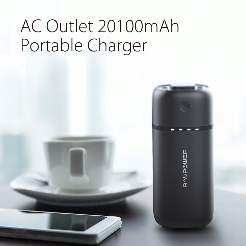 Купить Power Bank 220 В переменного тока для ноутбука RAVPower 20100 ...