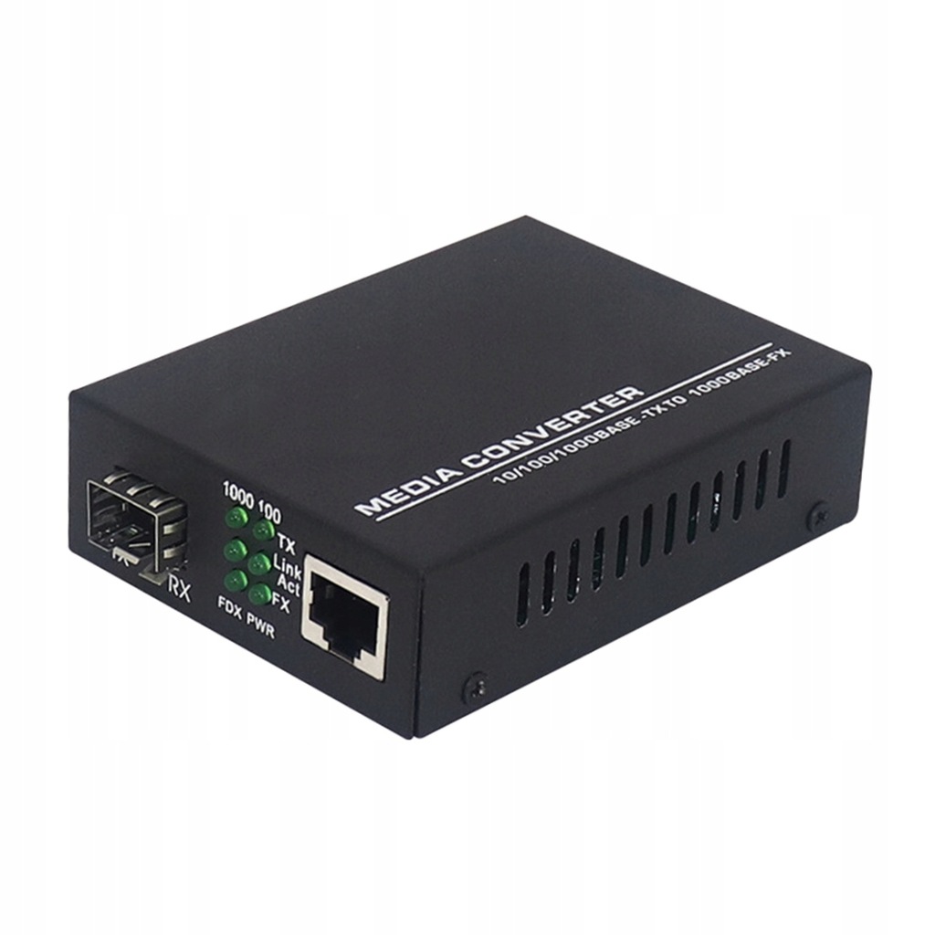 Fiber Converter Poe Optic Modem Media Gigabit - 14379489608 - oficjalne ...