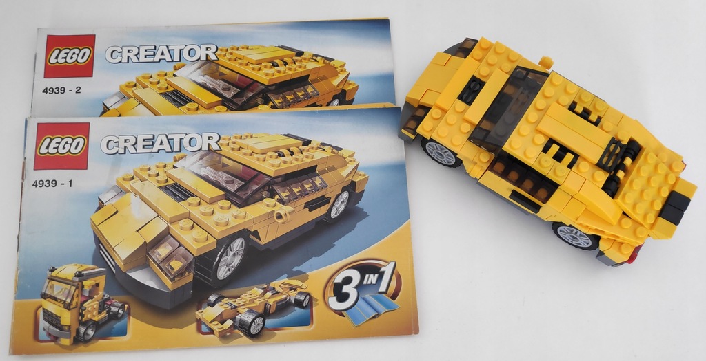 LEGO Creator Samochody 4939 Cool Cars - 10922935616 - oficjalne ...