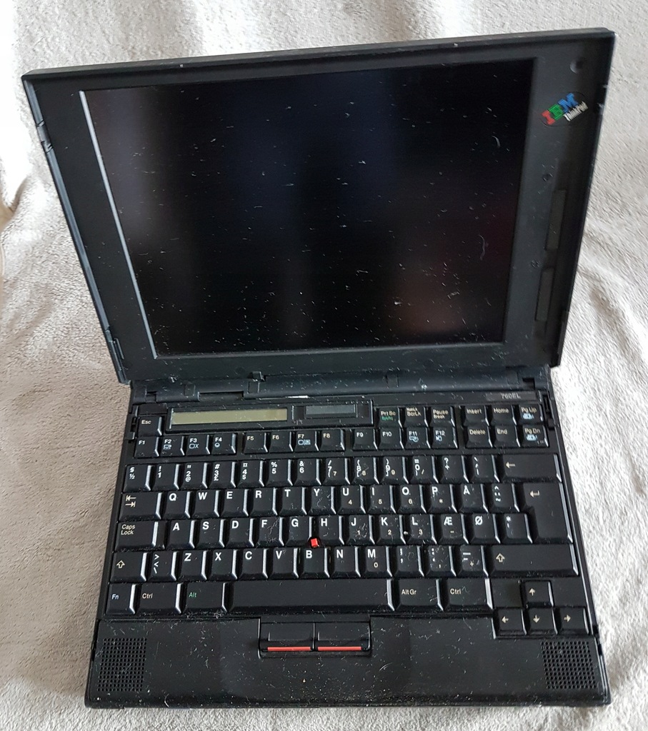 Stary zabytkowy retro laptop IBM Thinkpad 760EL - 11668136920 ...