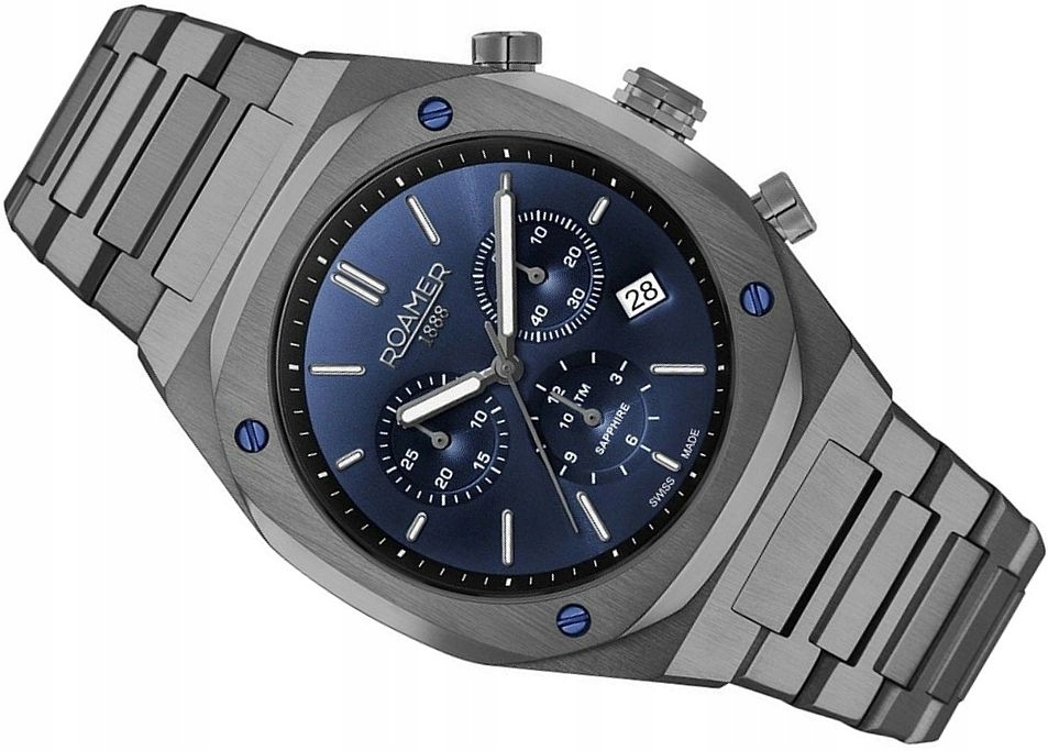 ZEGAREK MĘSKI ROAMER STINGRAY R7 CHRONO SWISS +BOX - 12644762521 ...