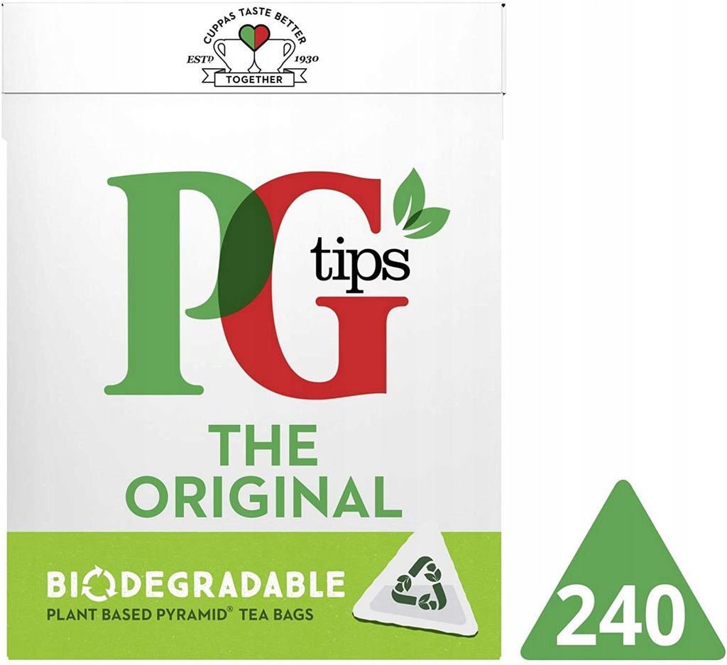 Pg tips 240 Herbata Angielska Torebki piramidki - 11415345442 ...