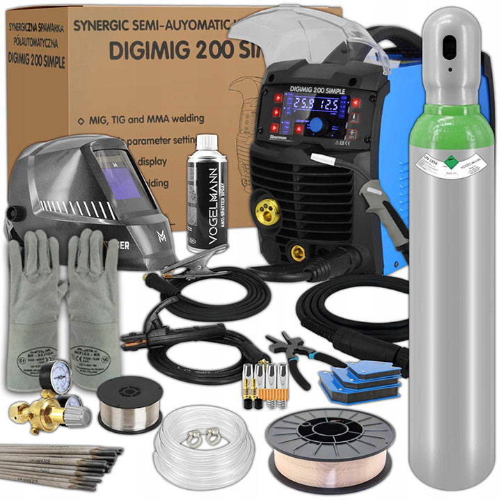 Zestaw Sherman Spawarka MIG/MAG DIGIMIG 200 SIMPLE - 12872143673 - oficjalne archiwum Allegro