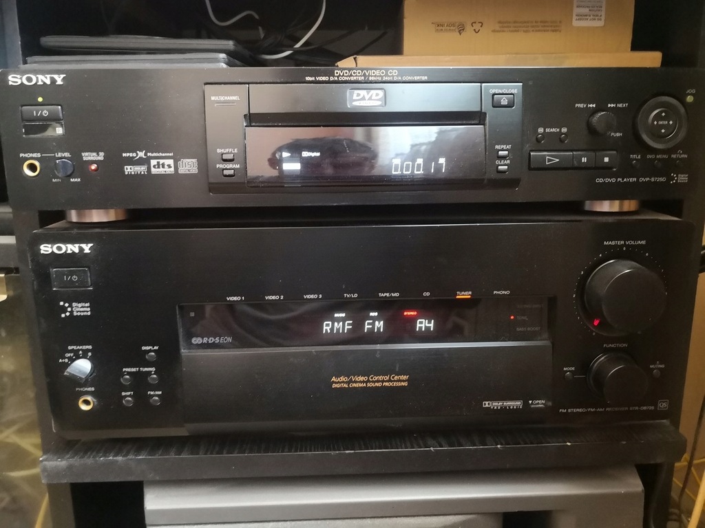 Sony STR-DB725+DVP-S725D 2szt. piloty - 12825724955 - oficjalne ...