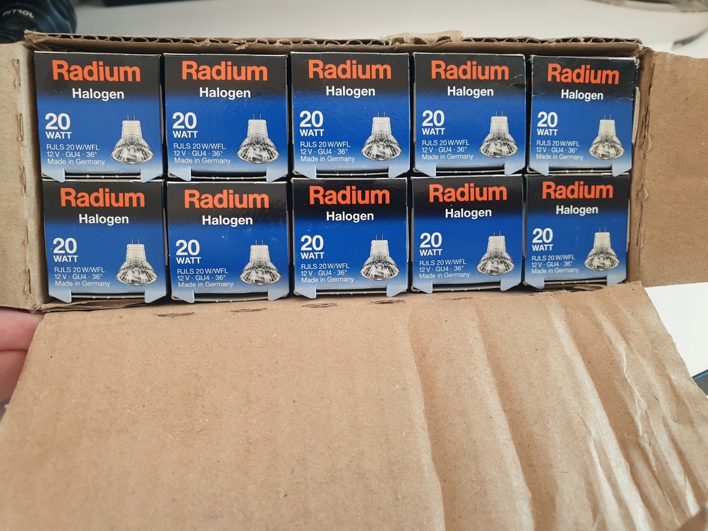 10x Żarówka halogenowa 20W 12V 36ST GU4 Radium 22311231 - 14419861601 ... 10x Żarówka halogenowa 20W 12V 36ST GU4 Radium 22311231 - 14419861601 ...