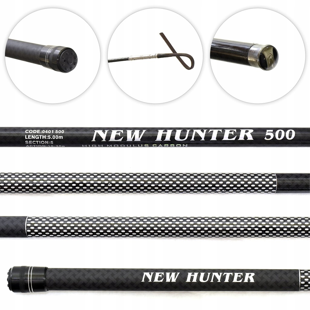 WĘDKA BAT NEW HUNTER CARBON 6M 10-50G - 13719364418 - oficjalne ...