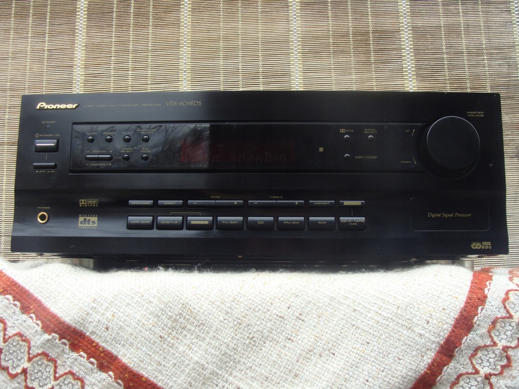 AMPLITUNER PIONEER MODEL. VSX-609RDS - 12121516463 - oficjalne archiwum ...