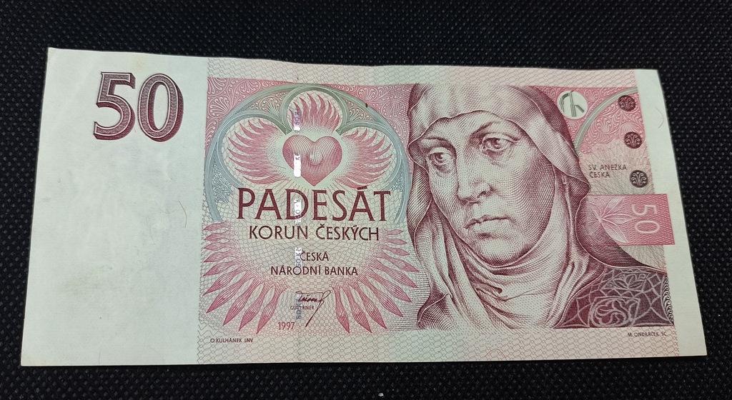 Banknot 50 Koron Czeskich - 13125403873 - oficjalne archiwum Allegro