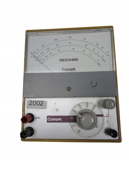 MIERNIK IZOLACJ COMARK TYPE 1905 MEGOHMS VINTAGE - 11595328733 ...