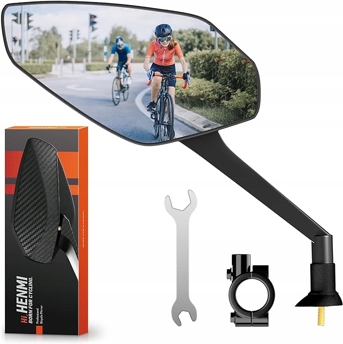 HENMI Lusterko rowerowe do roweru elektrycznego, lewe, HMM-L-02 ...