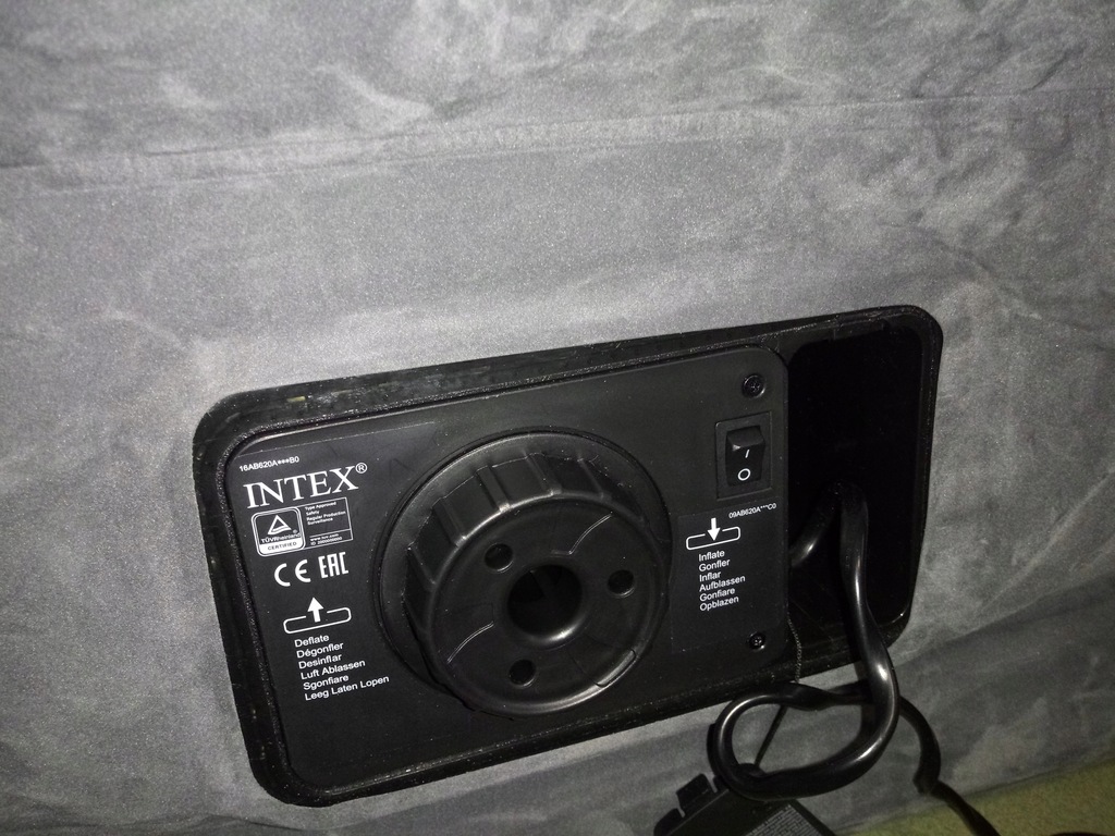 Intex AP620A Materac z wbudowaną pompką 2-osobowy - 8912445452 ...