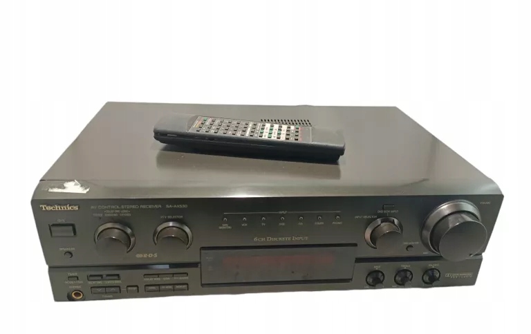 AMPLITUNER TECHNICSSA-AX530 / PILOT / OKABLOWANIE - 12589392282 - oficjalne archiwum Allegro