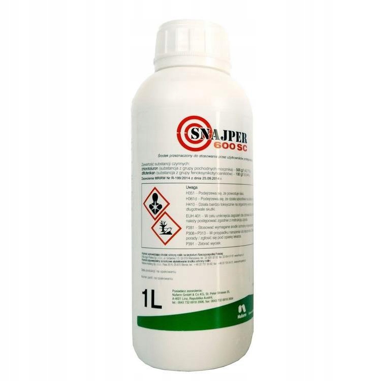 Snajper 600SC Nufarm chwasty w zbożach miotłę 1L - 11235512859 ...