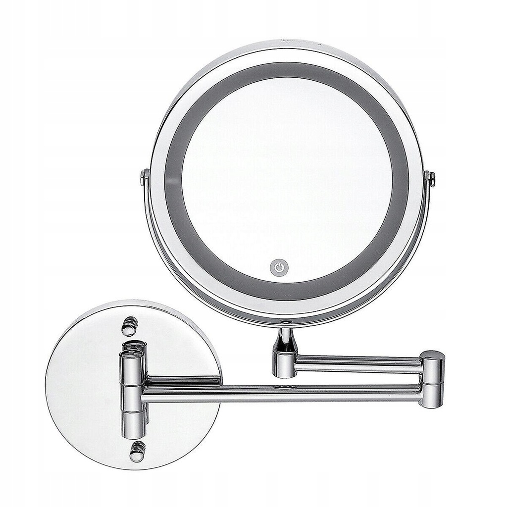 Naścienne lusterko do makijażu,10x dwustronne led - 12871987469 ...