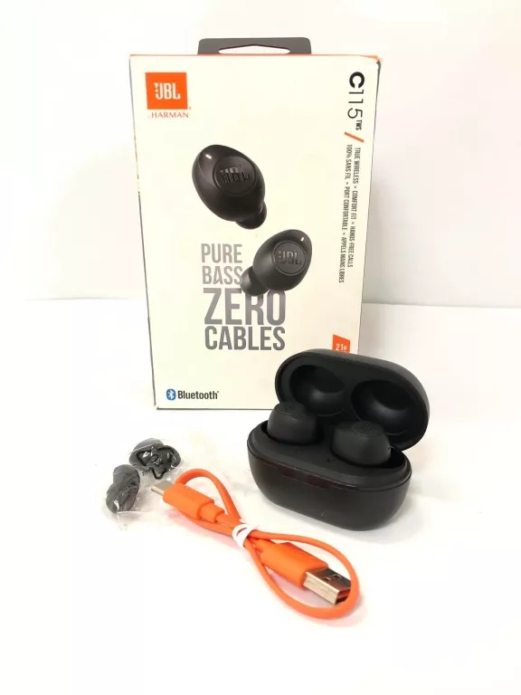 SŁUCHAWKI JBL C 115 TWS KOMPLET - 12455488777 - oficjalne archiwum Allegro