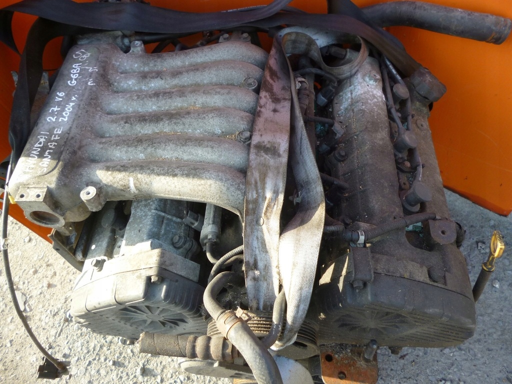 HYUNDAI SANTA FE 2.7 V6 G6BA SILNIK KOMPLETNY KPL - 13548891557 ...