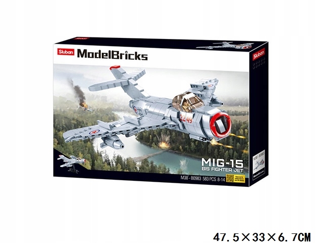 2 Klocki LEGO + zestaw Samolot radziecki MIG-15 WW - 11557790815 ...