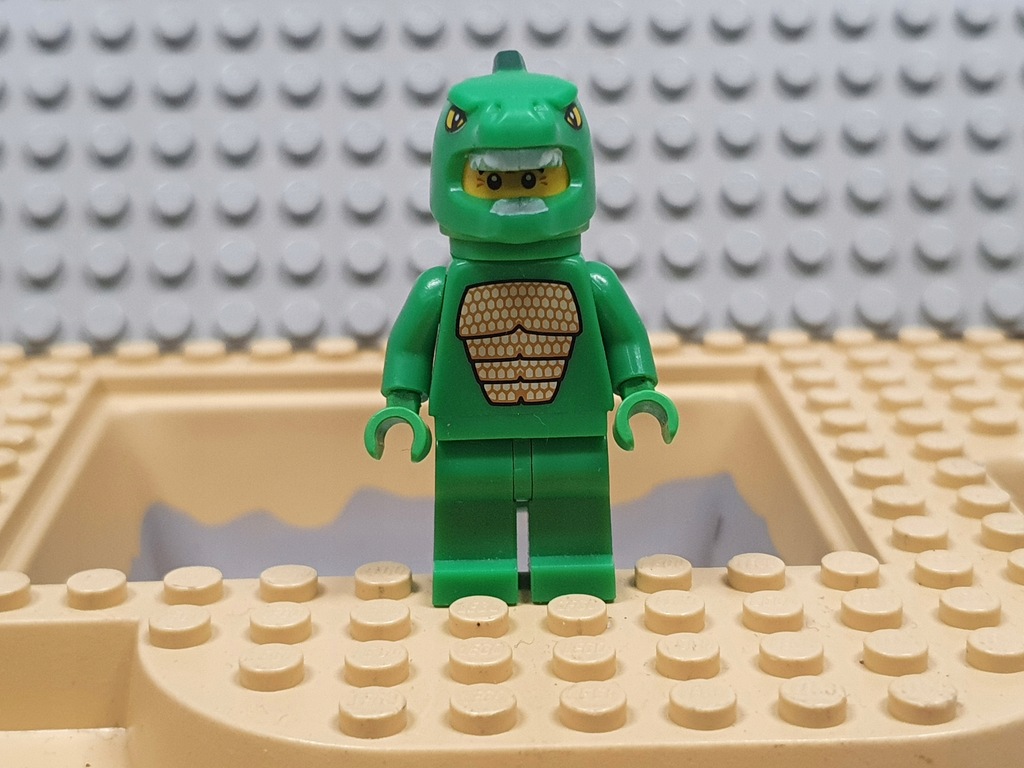 Lego figurka col070 Lizard man - jaszczurka cmf - 12718435739 ...