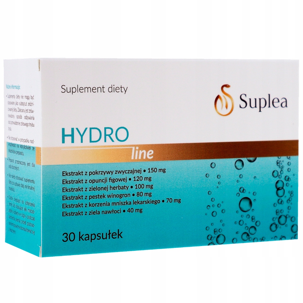 HYDRO Line - Usuń Nadmiar Wody 30 kapsułek Suplea - 10529807207 ...