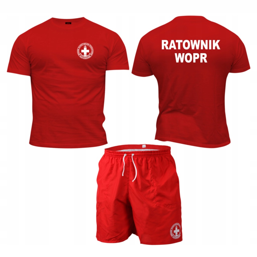 ZESTAW koszulka+spodenki RATOWNIK WOPR ZWOPR2ML - 8995924840 ...