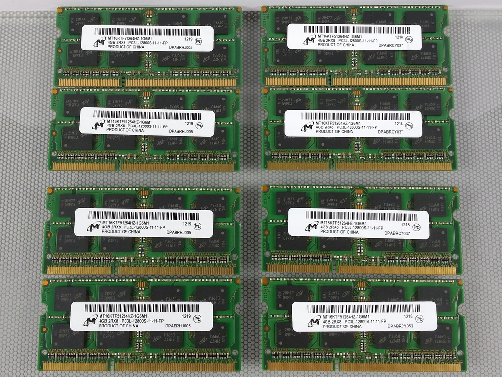 Купить 4 ГБ DDR3 MICRON 2Rx8 PC3L-12800S-11-11-FP 1600 МГц: отзывы, фото и характеристики на ...
