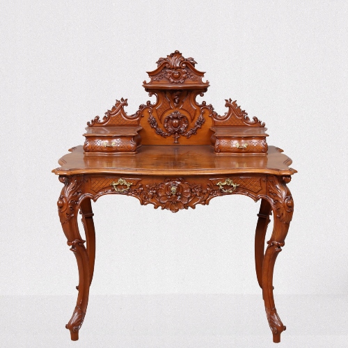 Biurko w stylu neorokoko XIX w, około 1870 r, - 11404895611 - oficjalne ...