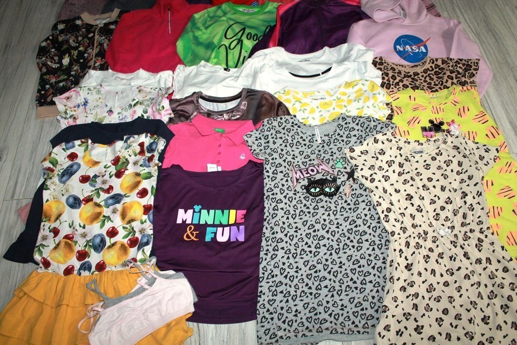 MEGA PAKA DLA DZIEWCZYNKI - 140 / 146 cm - 48 szt - 12548338333 ...