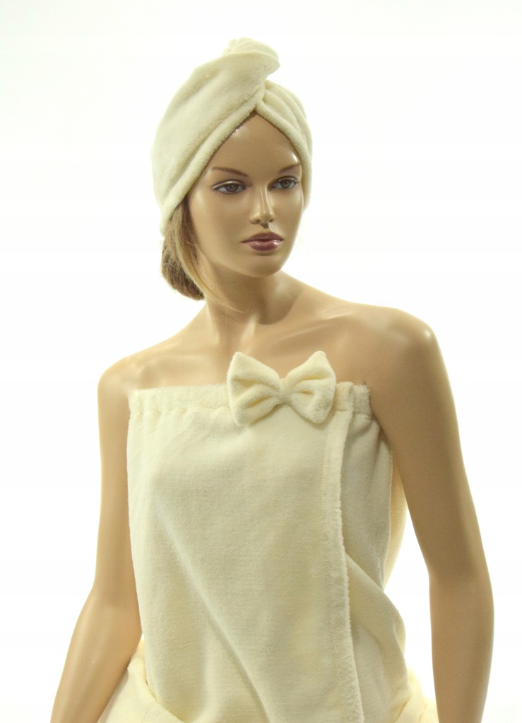 Pareo damskie - ZESTAW 3 częściowy do sauny / SPA -XXL - 16949116480 ...