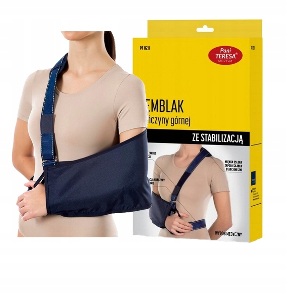 PANI TERESA TEMBLAK NA RĘKĘ ORTOPEDYCZNY STABILIZATOR KOŃCZYNY GÓRNEJ ...
